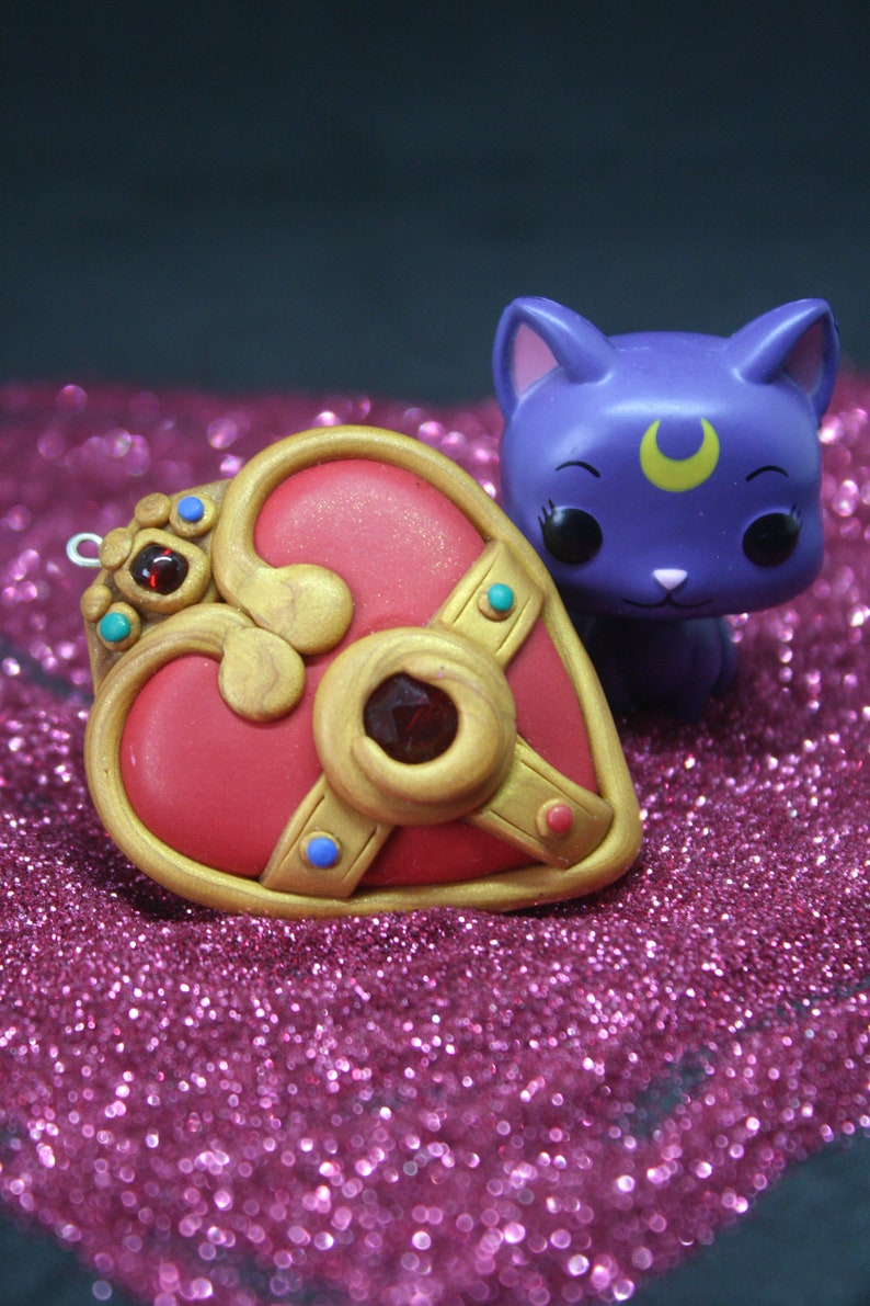Sailor Moon Cosmic Heart Compact Necklace or Brooch - Etsy