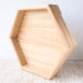 Wood Geometric Tray Hexagon Tray With Handles Modern Tray - Etsy