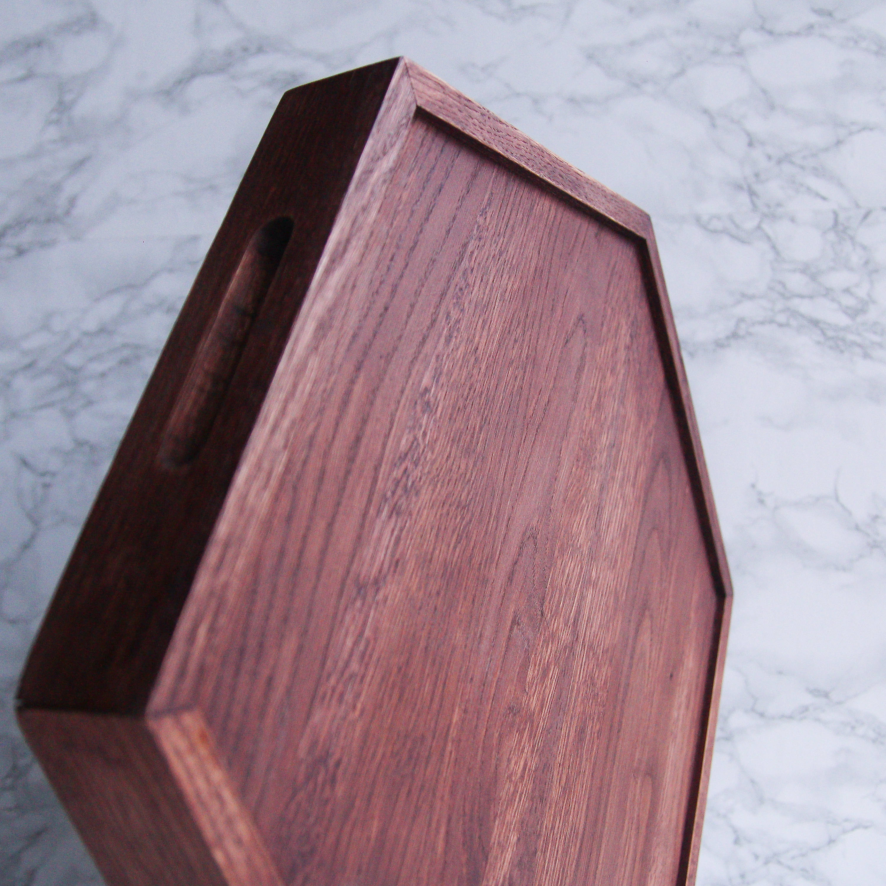 Wood Geometric Tray Hexagon Tray With Handles Modern Tray - Etsy