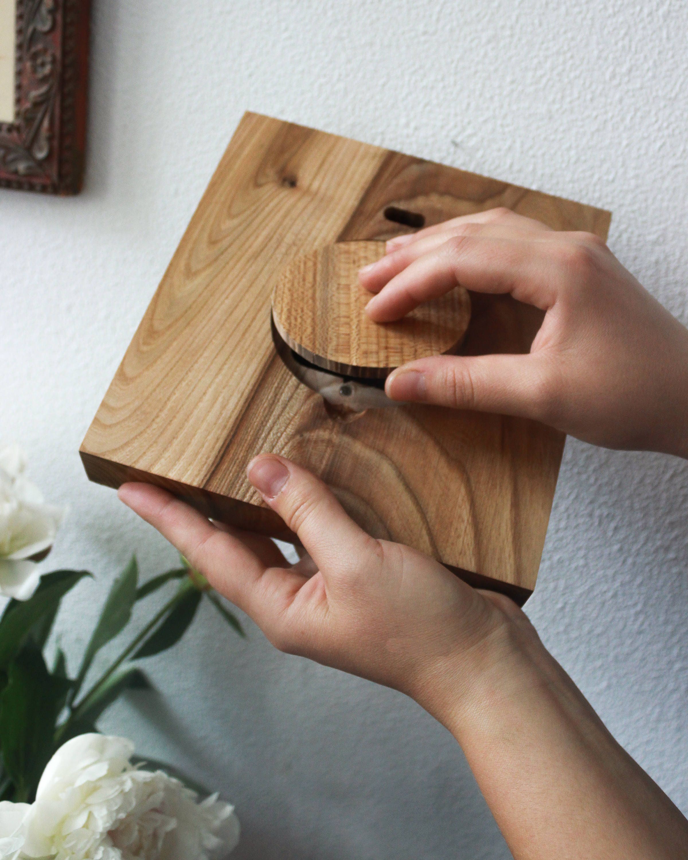 Decorative Wall Clock Square Small Unique Clocks Modern - Etsy