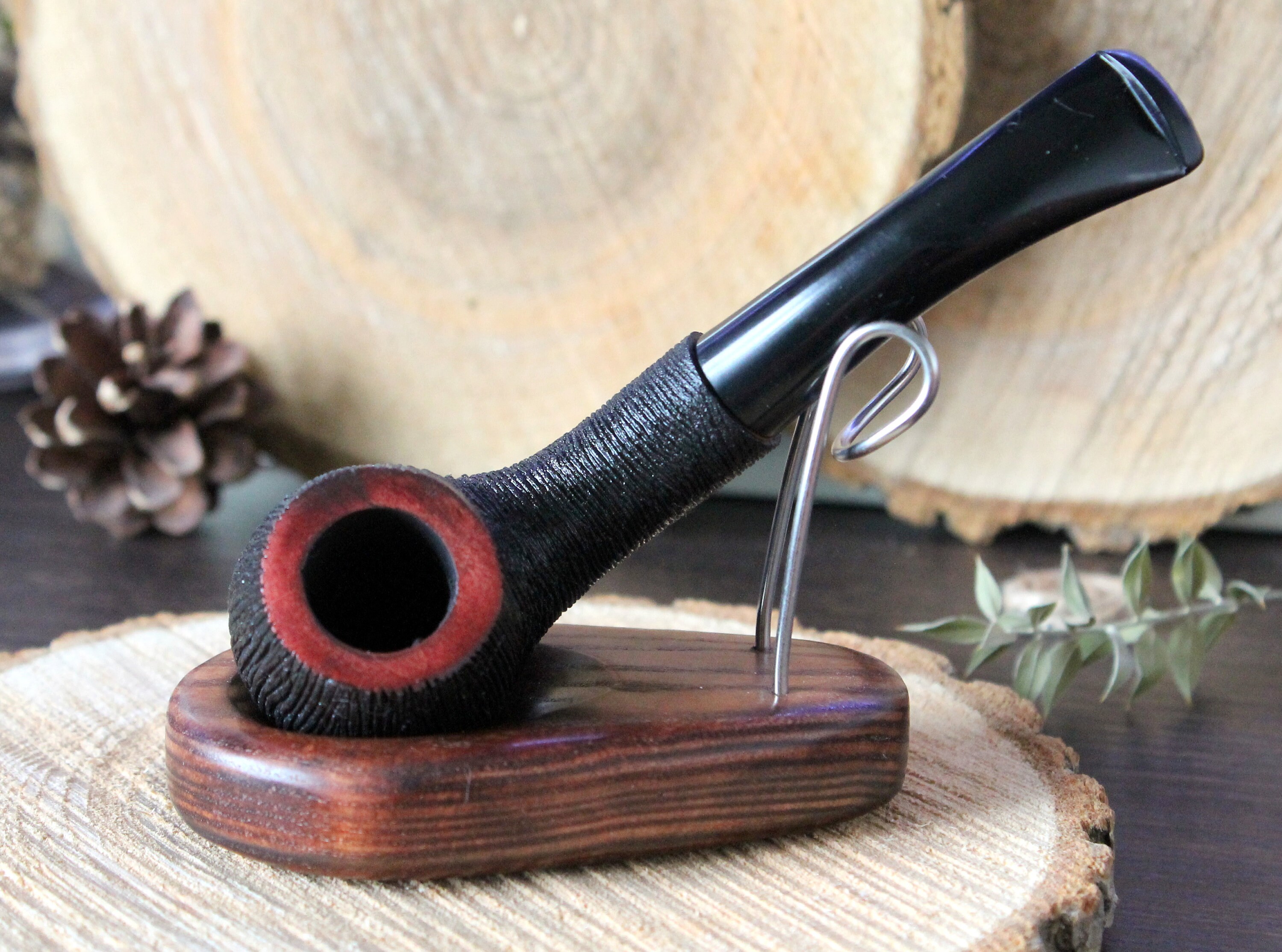 Tobacciana Freehand tabbaco smoking pipe Carved Handmade pipes Big Long ...