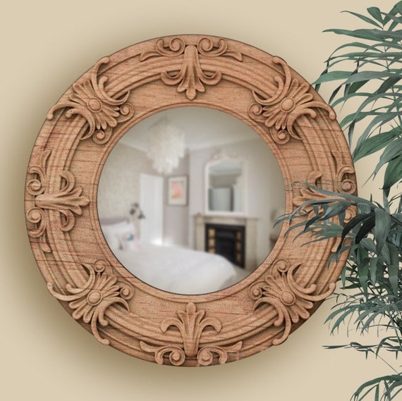 Unusual Mirror for Wall Décor Ornate Small Wall Mount Mirror - Etsy