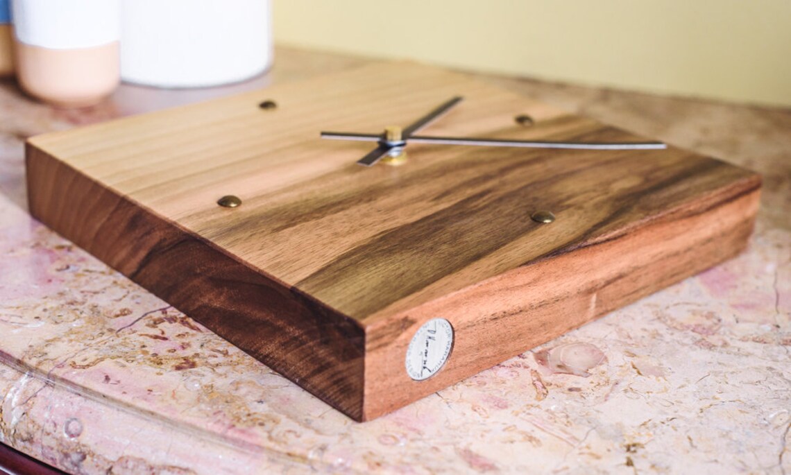 Decorative Wall Clock Square Small Unique Clocks Modern - Etsy