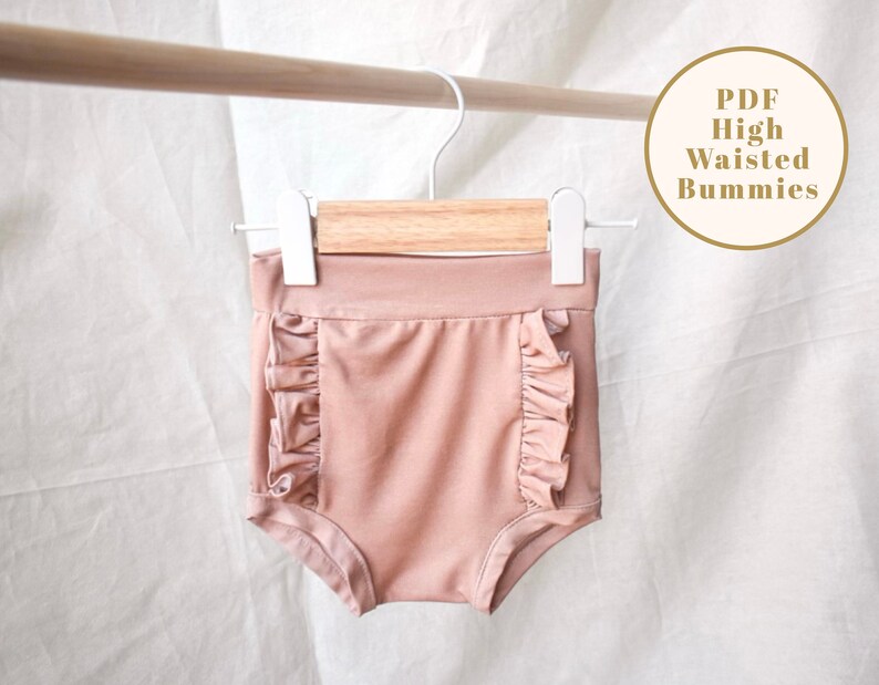 High Waisted Bummie Pattern PDF Bummies Sewing Pattern Baby - Etsy