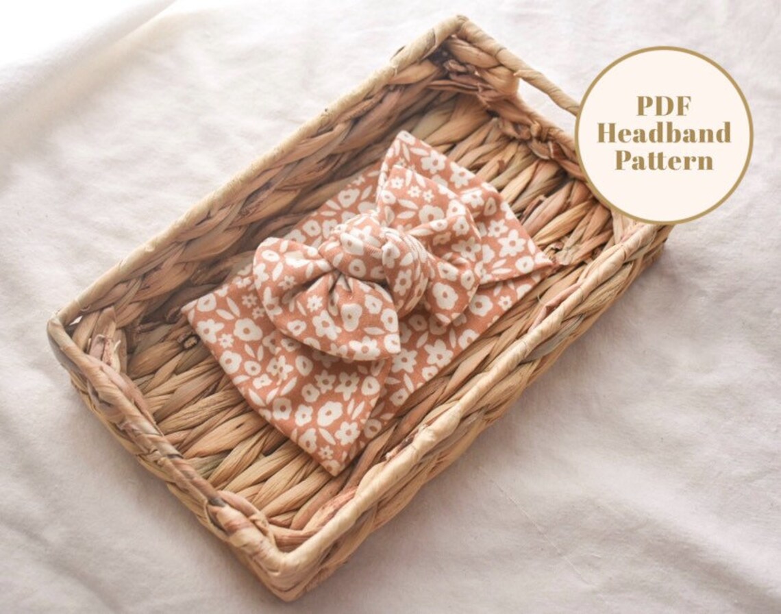 Stretch Headband PDF Pattern Baby Bow Headband Sewing - Etsy