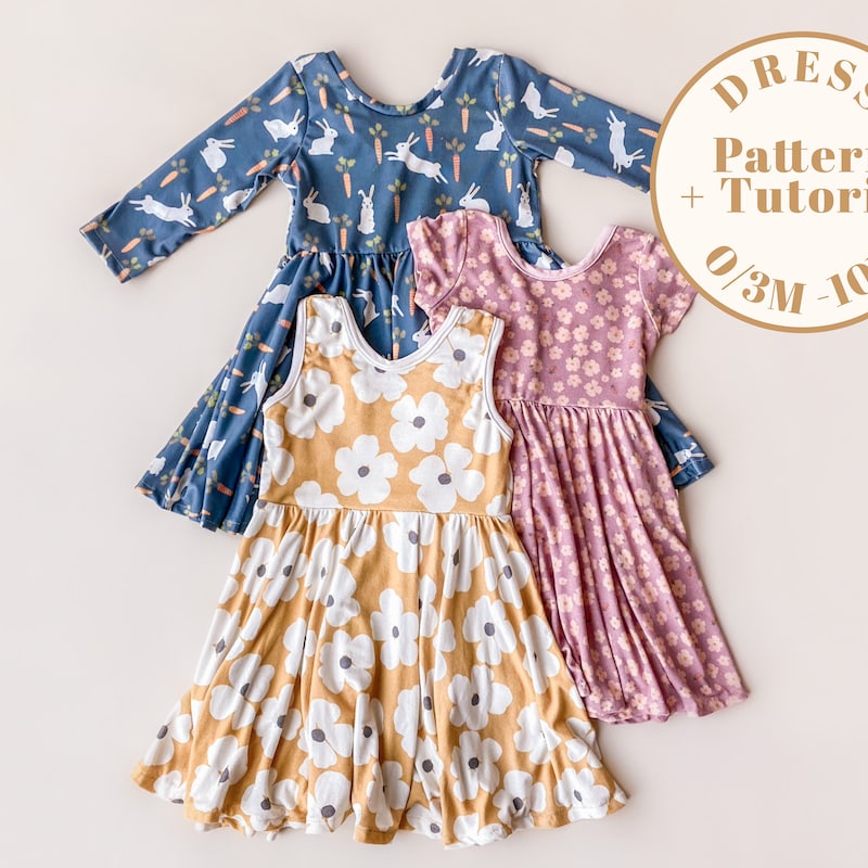 Twirl Dress Pattern - Etsy