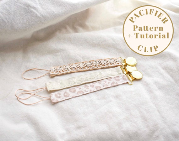 Pacifier Clip Pattern PDF Paci Clip Pattern Baby Pacifier | Etsy