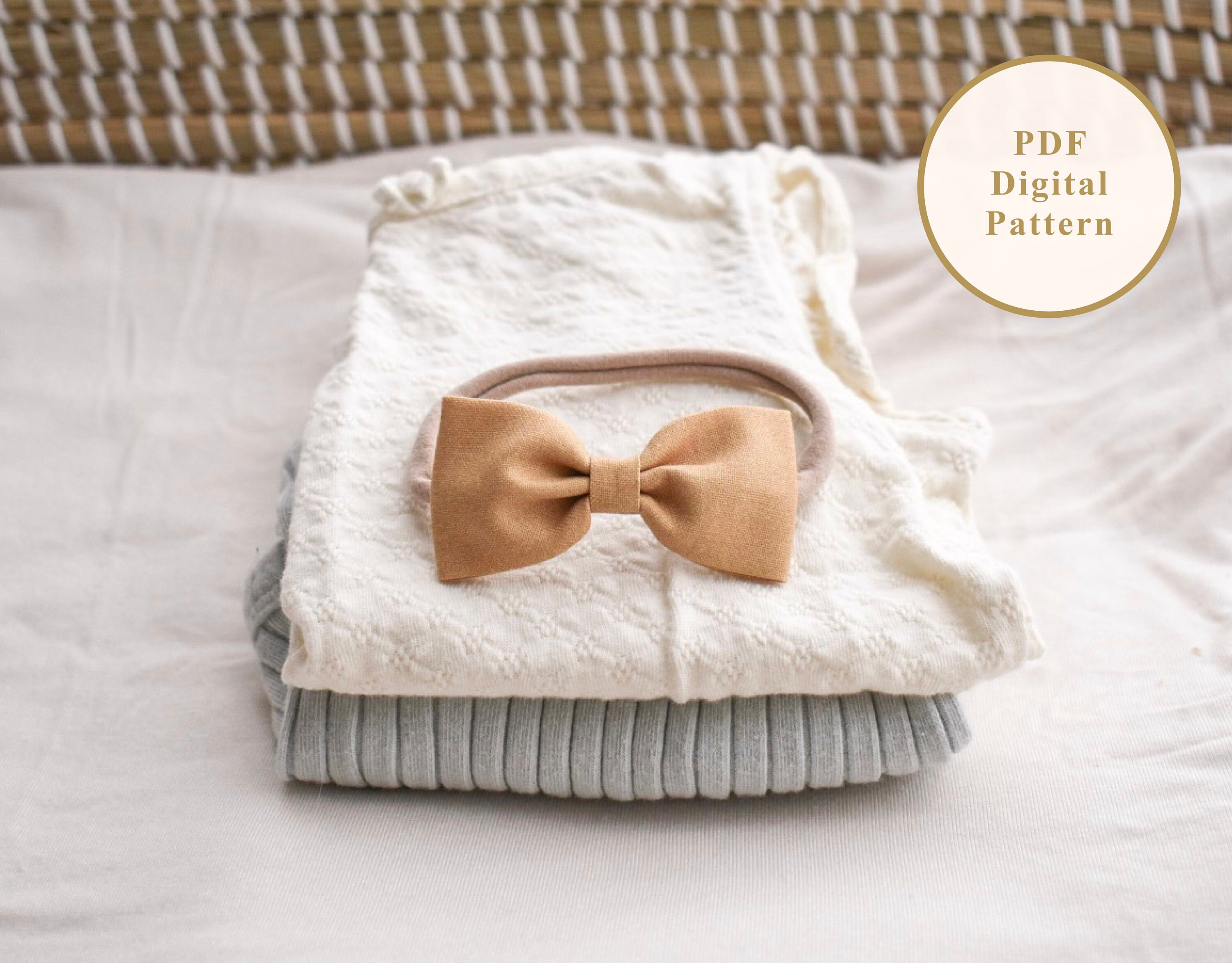 NO SEW Hair Bow Pattern 3 Sizes PDF Baby Bow Pattern Diy - Etsy