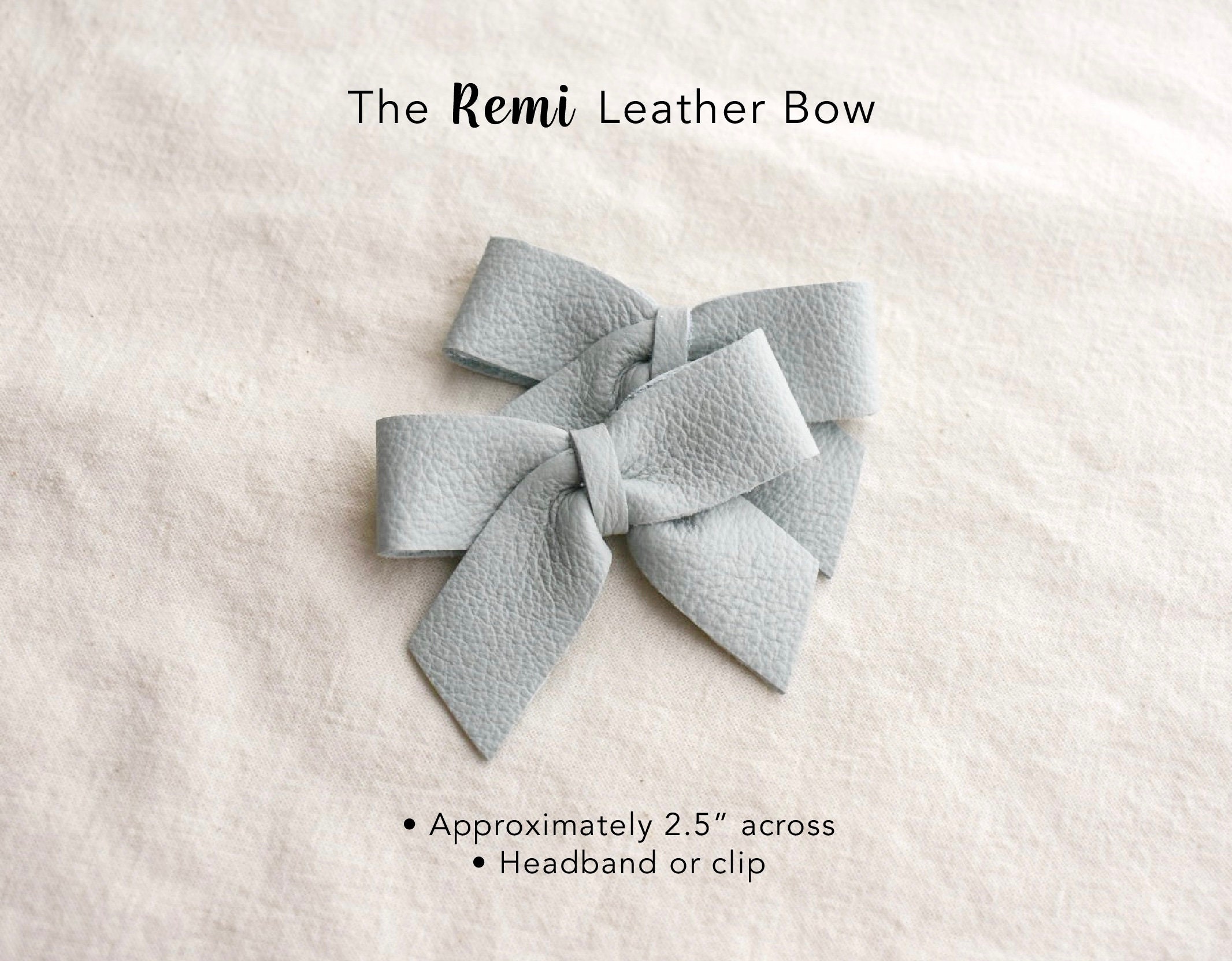 Leather Hair Bow Pattern, PDF Baby Bow Pattern, No Sew DIY Hair Bow ...