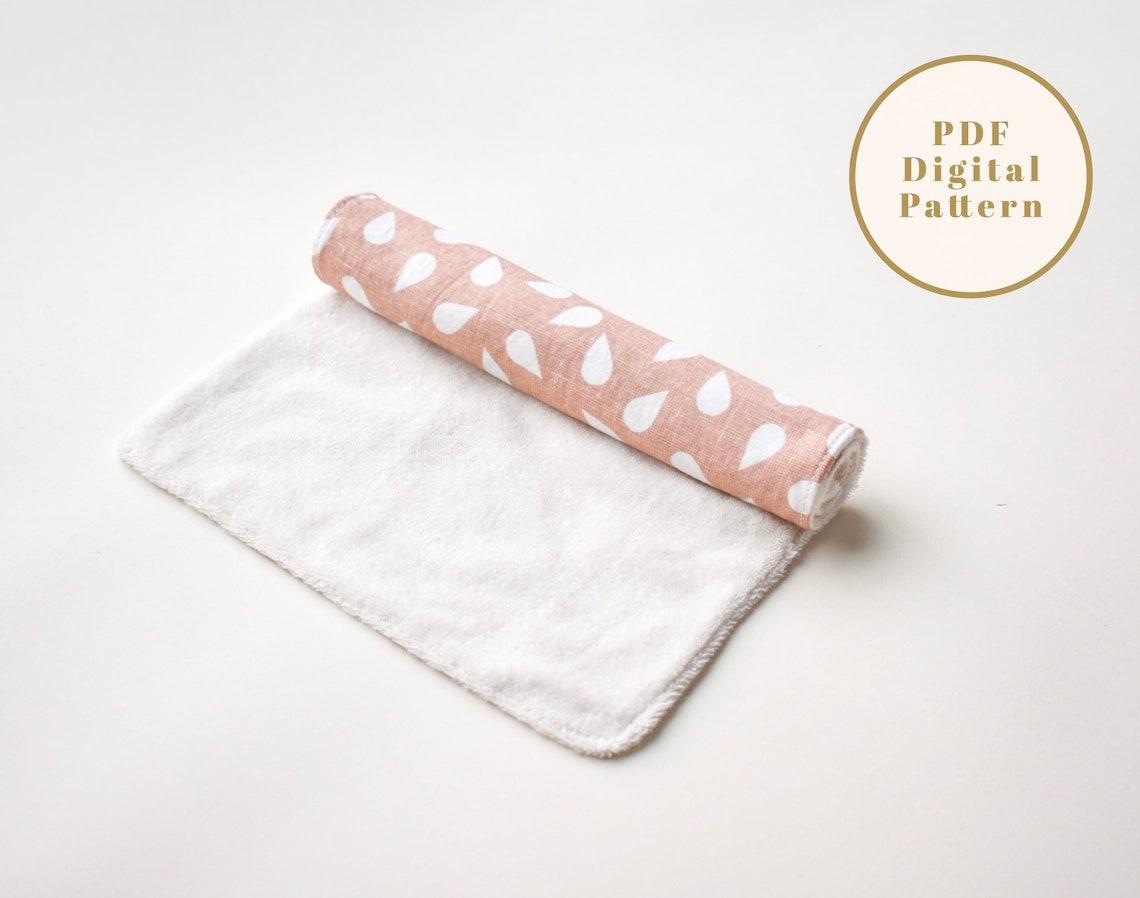 Burp Cloth Pattern PDF Burp Cloth Patterns DIY Sewing Burp - Etsy