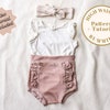 High Waisted Bummie Pattern, PDF Bummies Sewing Pattern, Baby Bummies ...