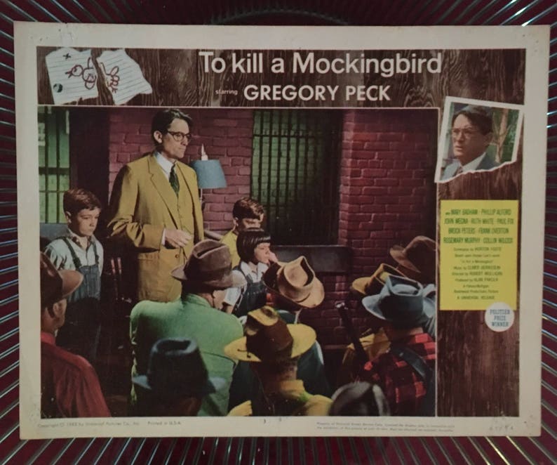To Kill a Mockingbird (universal, 1963). Lobby Card Set of 8 (11" X 14 ...