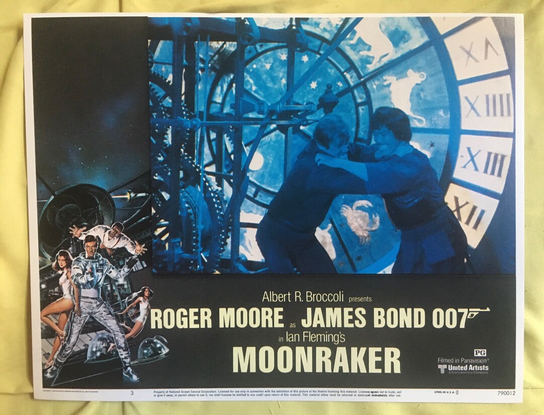 Moonraker (united Artists, 1979) Very Fine/nr Mint Lobby Card Set of 8 ...