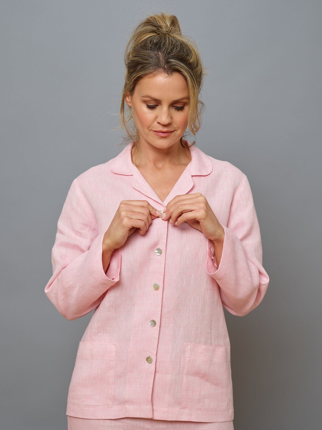 Irish Linen Pajamas, Made in Ireland. Natural Fabric, Ethically Made ...