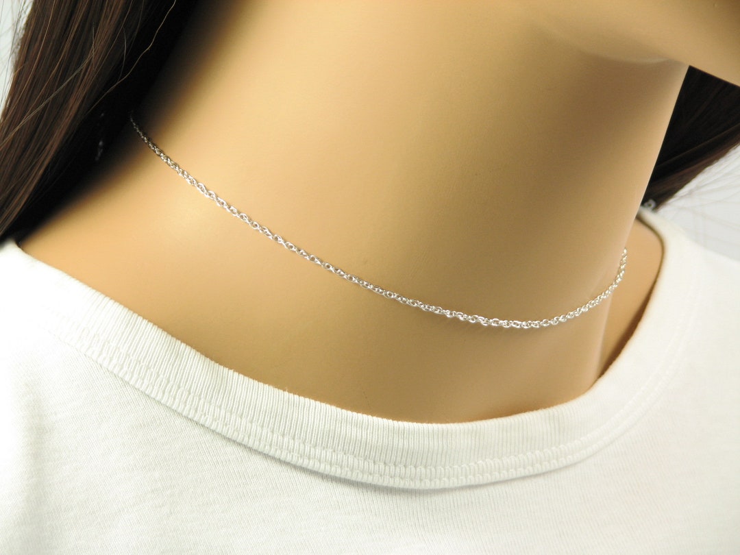 Long Necklace, Long Thin Chain up to 40" in Sterling Silver Rope or ...