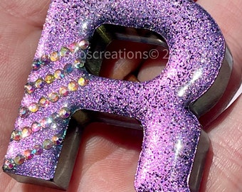 Letter R Keychain - Etsy