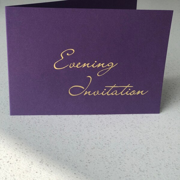 Evening Invite - Etsy UK