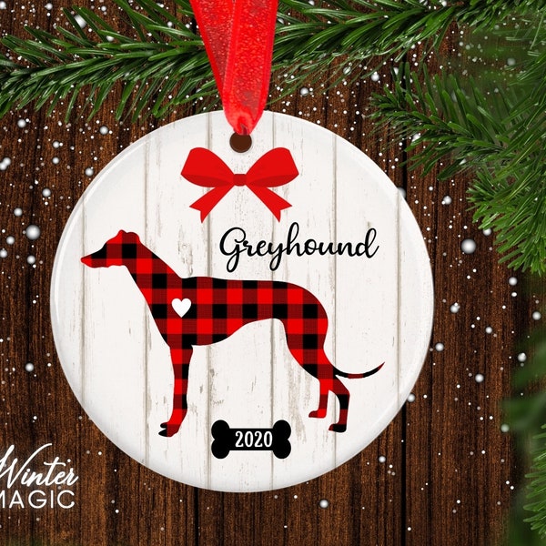 Greyhound Christmas - Etsy