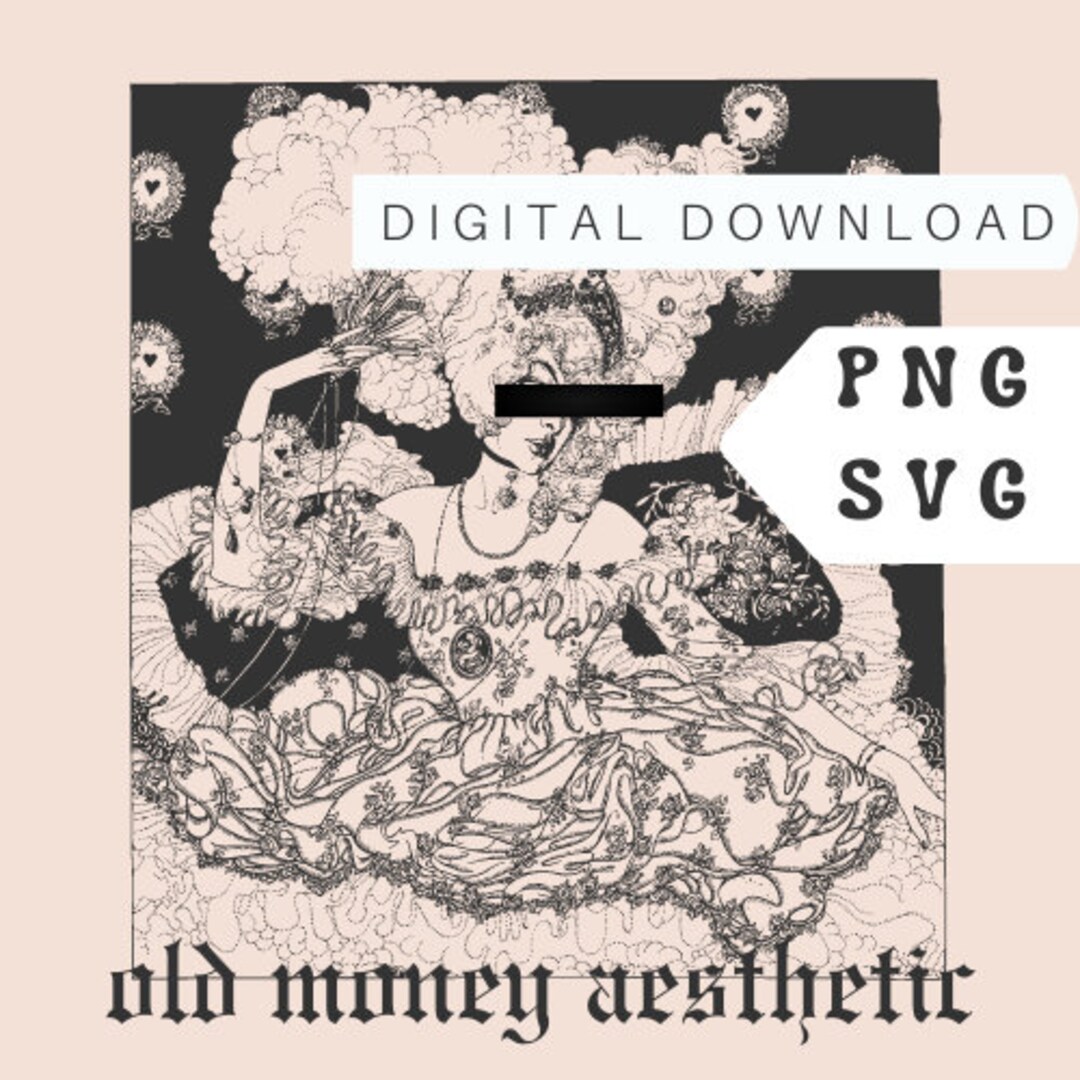 Old Money Aesthetic PNG / Old Money Club / Coquette Aesthetic - Etsy UK