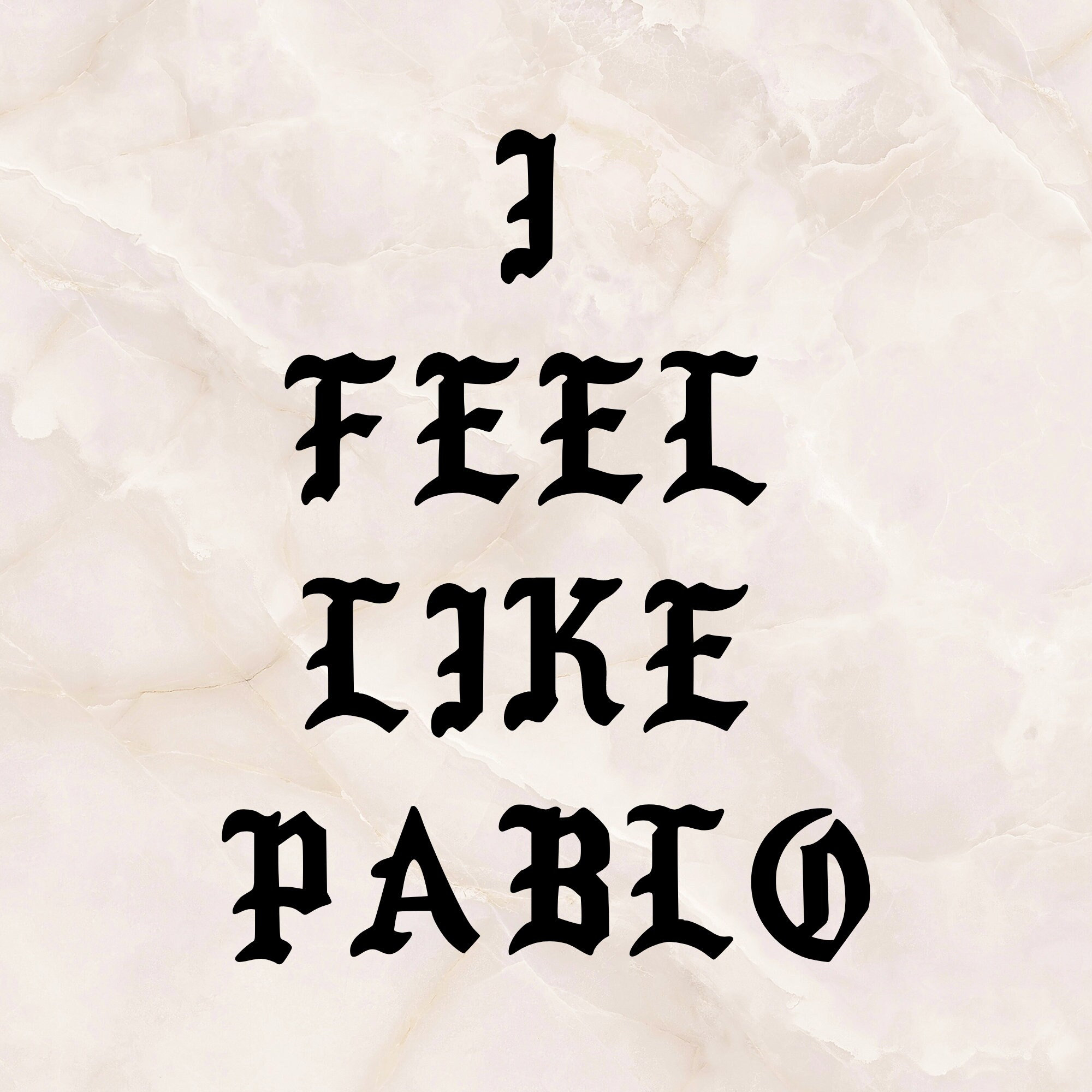Old English Alphabet / Gothic Font / Retro Font / I Feel Like Pablo ...