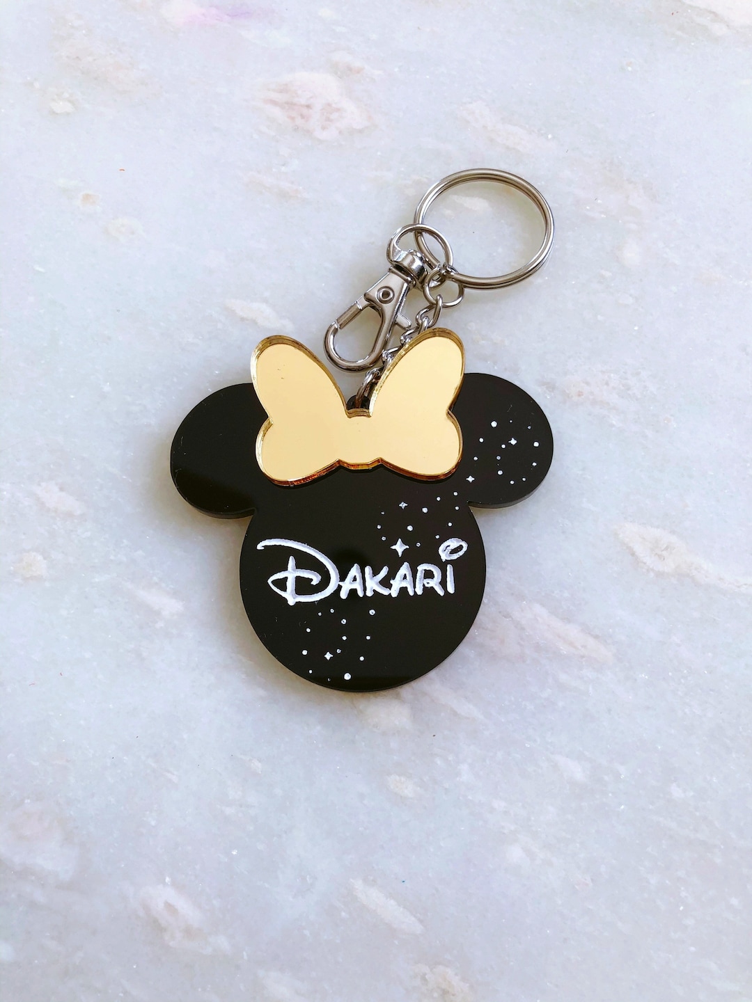 Minnie Mouse Keychain W/ Pixie Dust, Back to School Backpack Keychain ...