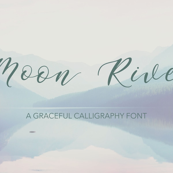 River Calligraphy - Etsy