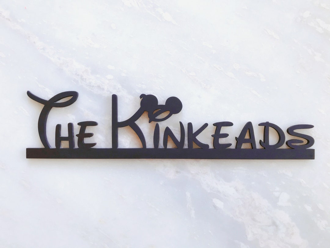 Teacher Disney Style Desk Name Plate, Customized Wooden Desk Sign 1/4 ...