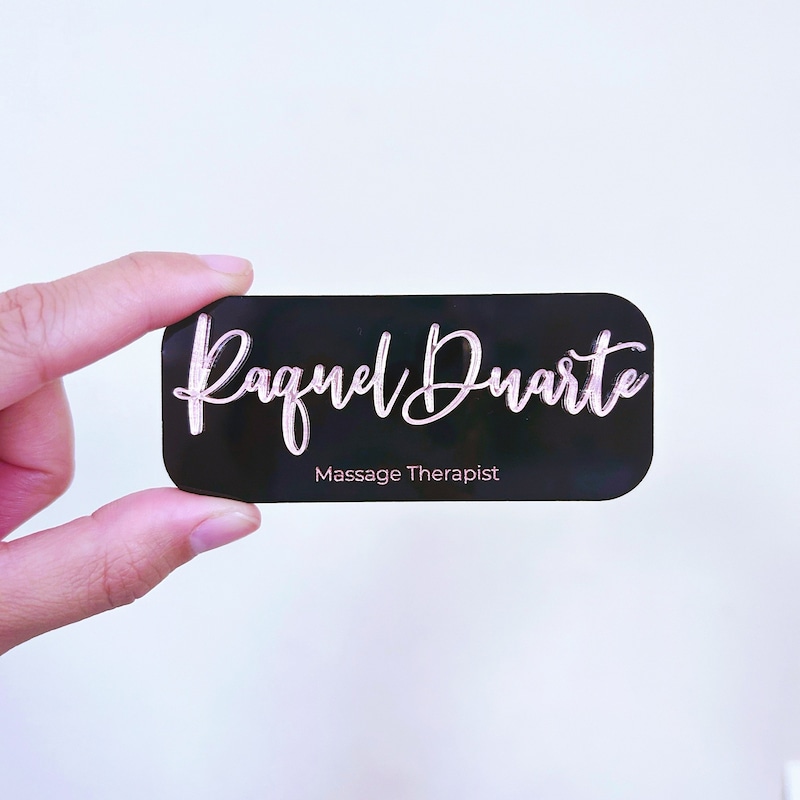 Custom Magnetic Name Tags - Etsy