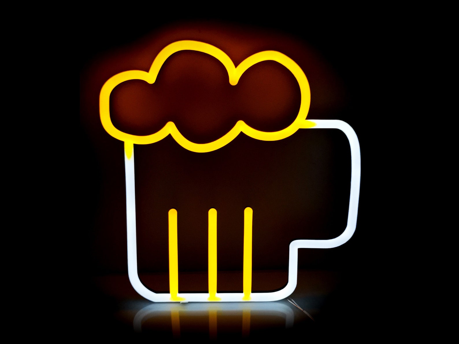 Neon Beer Sign Light up Craft Beer Neon Mug Bar Lights - Etsy