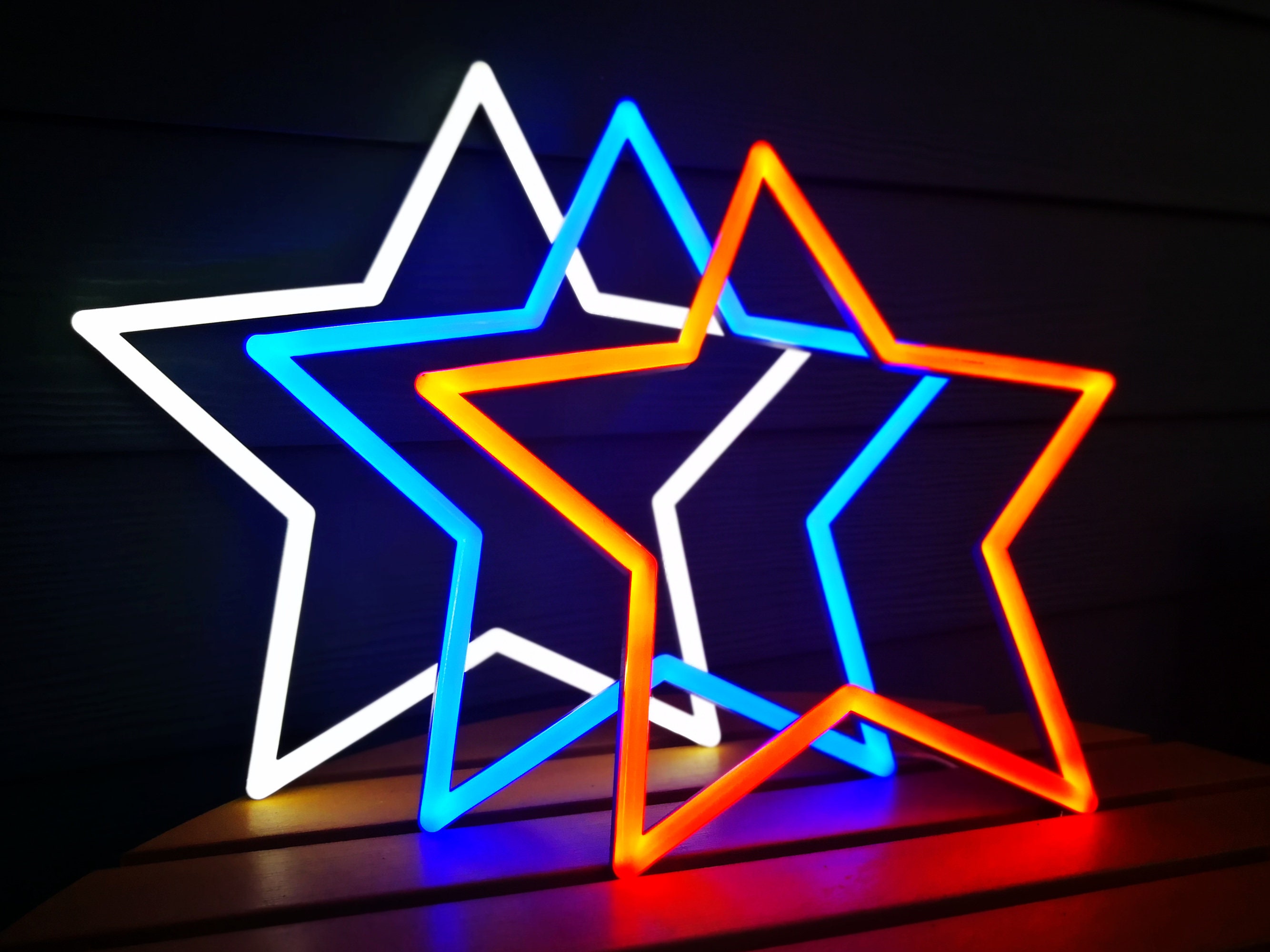 Neon star neon sign big star neon light | Etsy