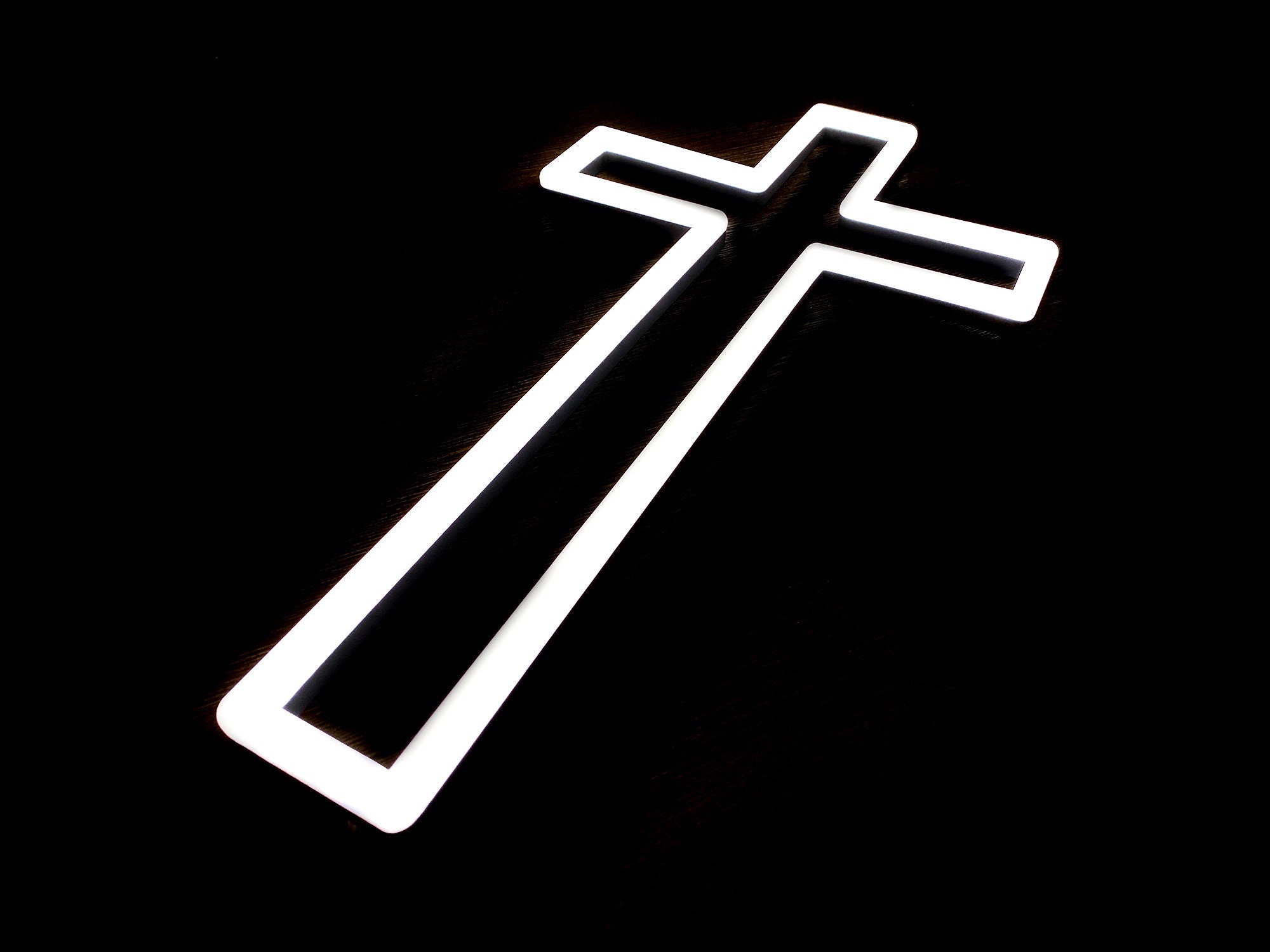 Holy Cross Neon Light christian cross symbol jesus christ | Etsy