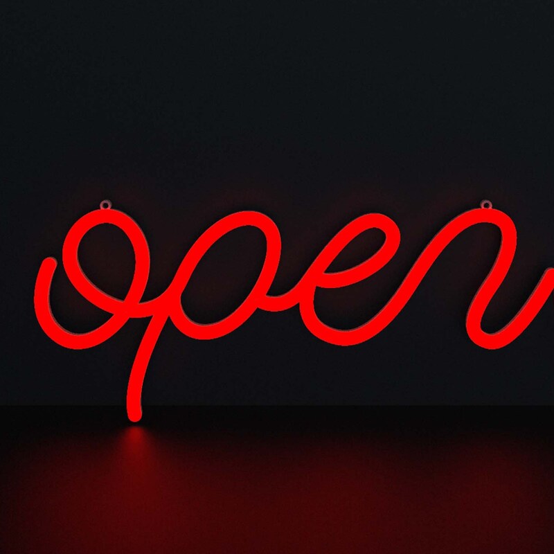 Lighted Open Sign - Etsy