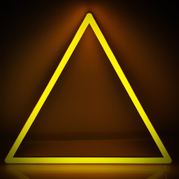 Neon Triangle - Etsy