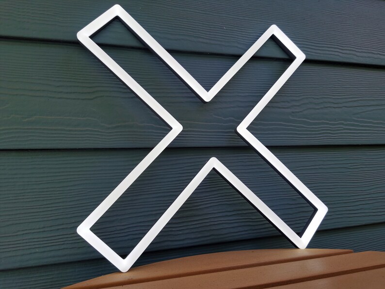 The X Neon Sign Cool X Symbol LED Neon Light Sign | Etsy Canada