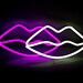 Pink Lips LED Neon Sign Red Lips Neon Light - Etsy