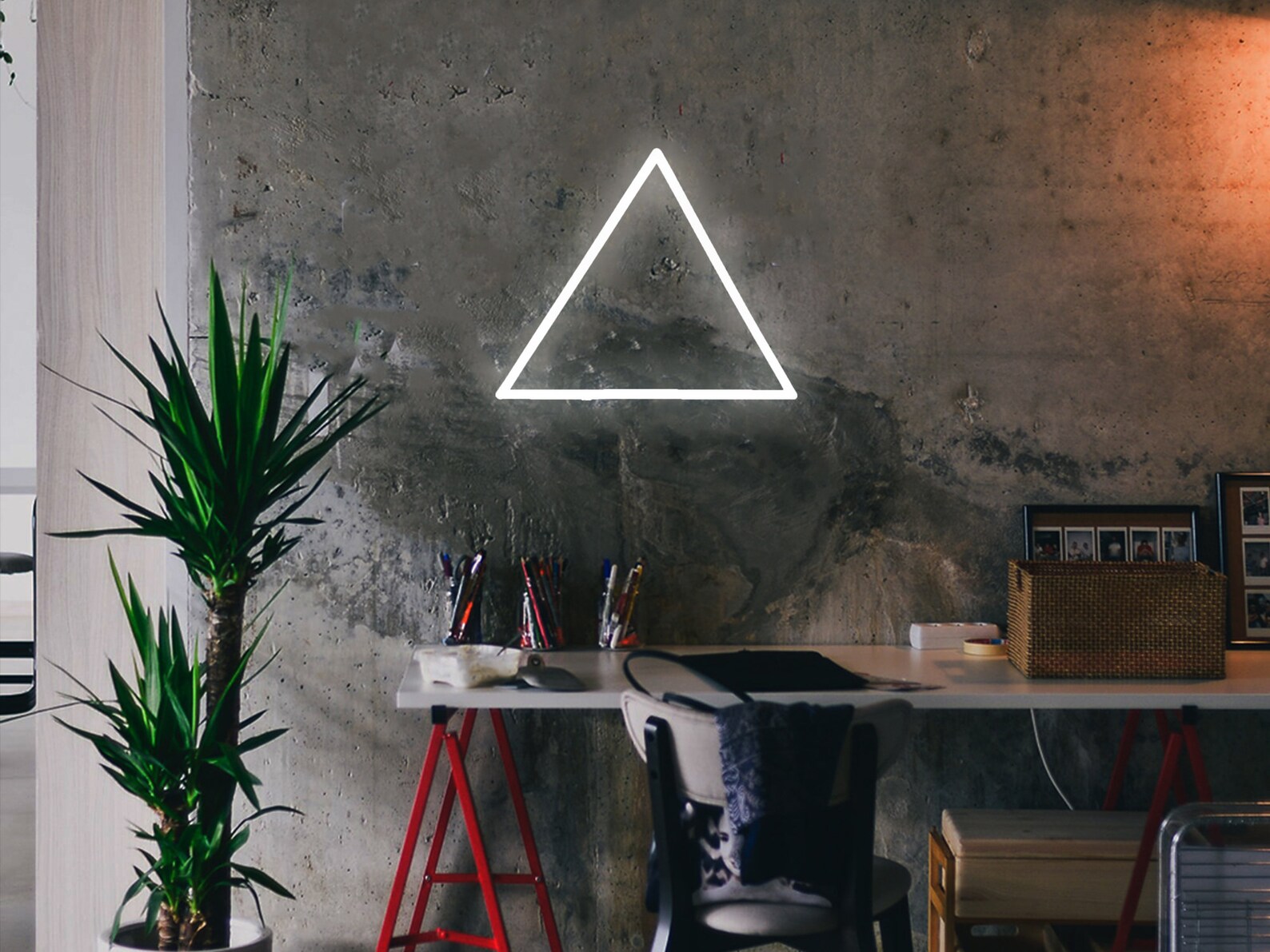 Neon Triangle LED Light Sign 15 Triangle Neon Sign | Etsy Canada