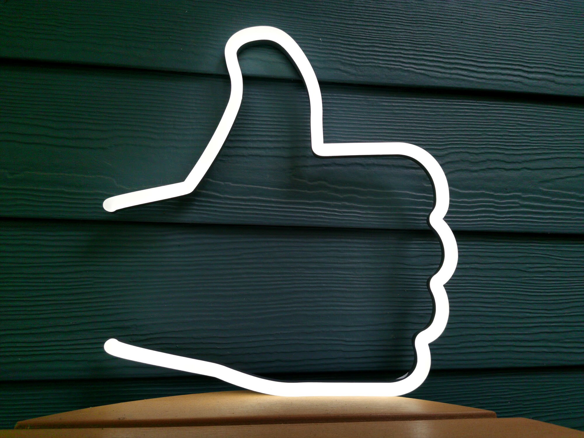 Thumbs up Neon Sign Facebook Like Symbol LED Neon Light Sign - Etsy