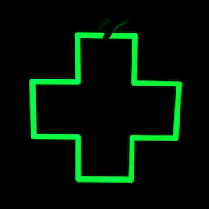 Green Cross Neon Signs - Dispensary Signs Cannabis Shop Light Sign - Etsy