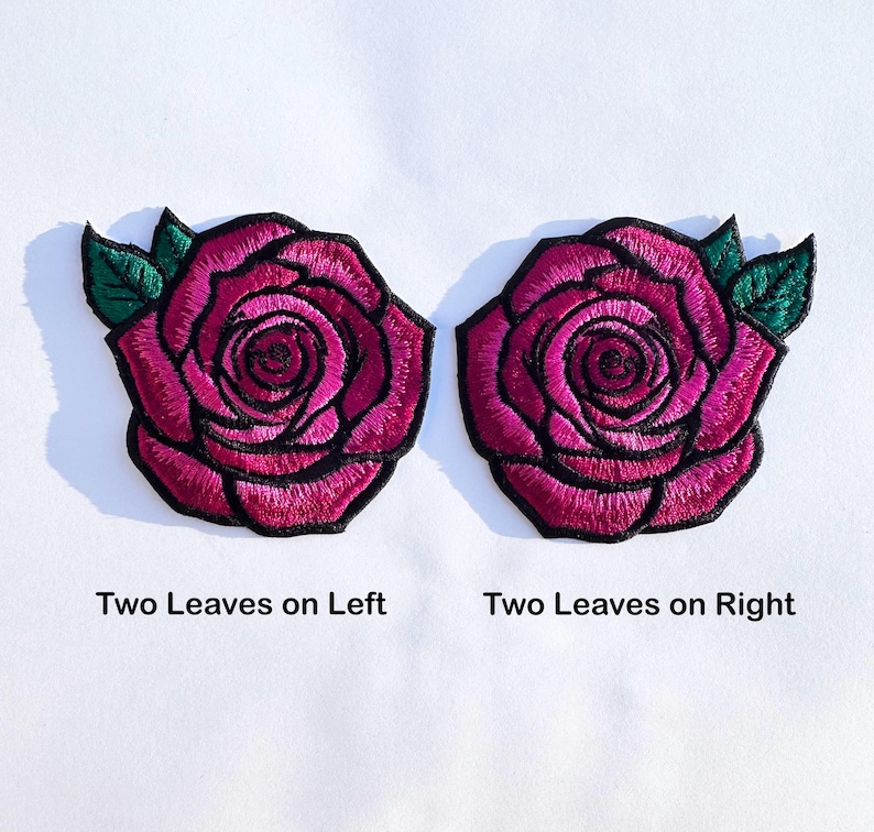 Rose Patch, Custom Colors Available - Etsy