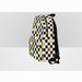 Checkered Sunflower Backpack Black and Yellow Checkers Cool - Etsy