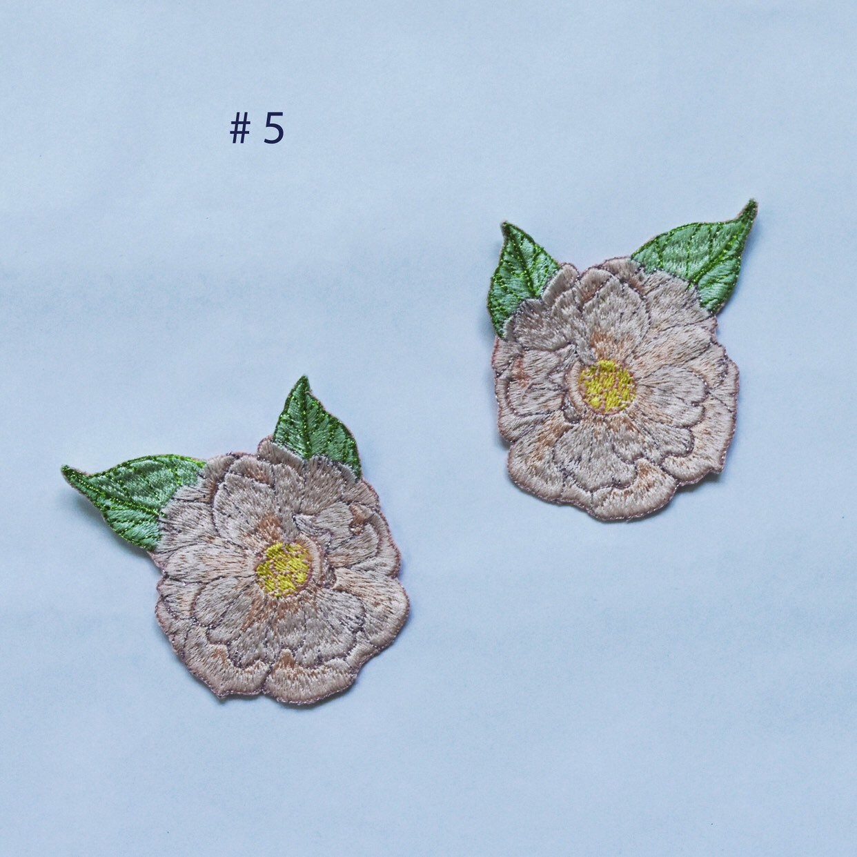 Roses With Metallic Thread Accent Pair of Two Custom Color - Etsy