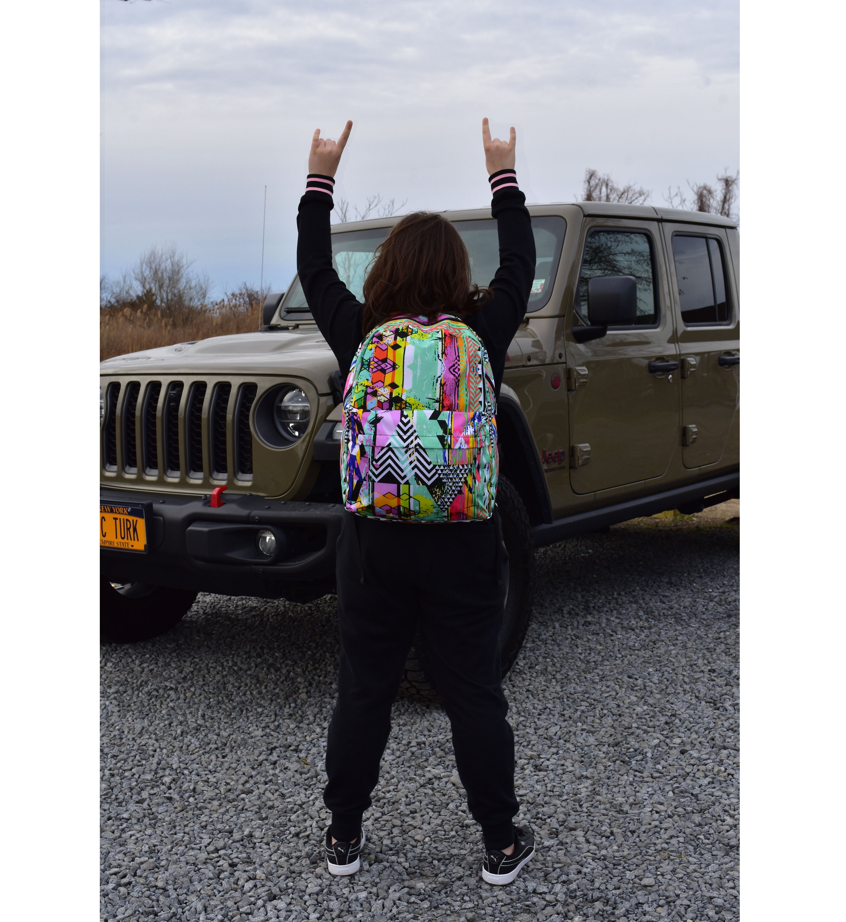 Abstract Design Backpack Back to School Colorful Design - Etsy