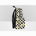 Checkered Sunflower Backpack Black and Yellow Checkers Cool - Etsy