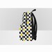 Checkered Sunflower Backpack Black and Yellow Checkers Cool - Etsy