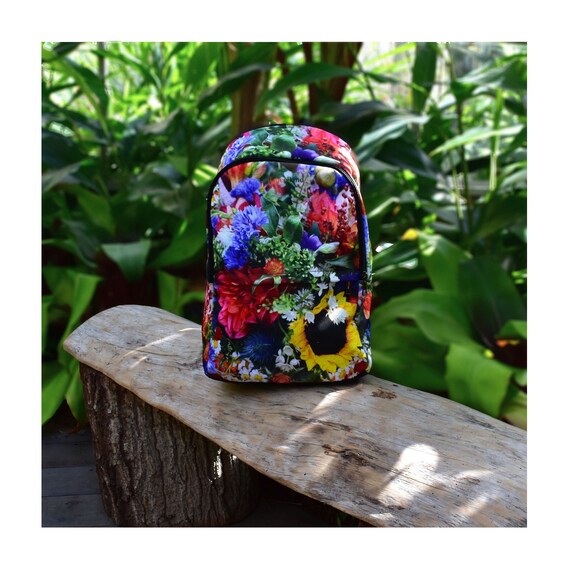 Sunflower Backpack Back to School College Bookbag | Etsy