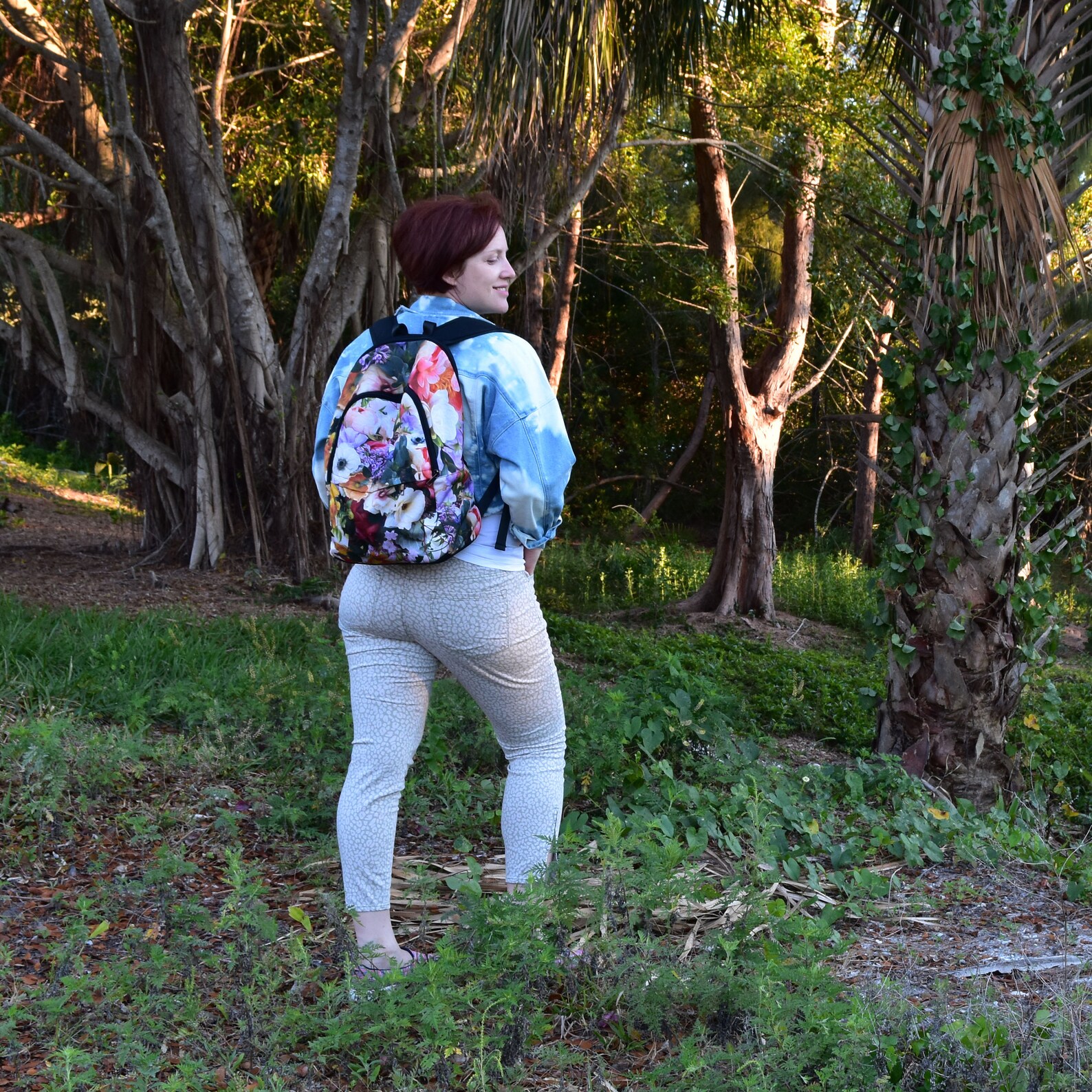 Spring Flowers Backpack Light and Durable Easy Traveling - Etsy