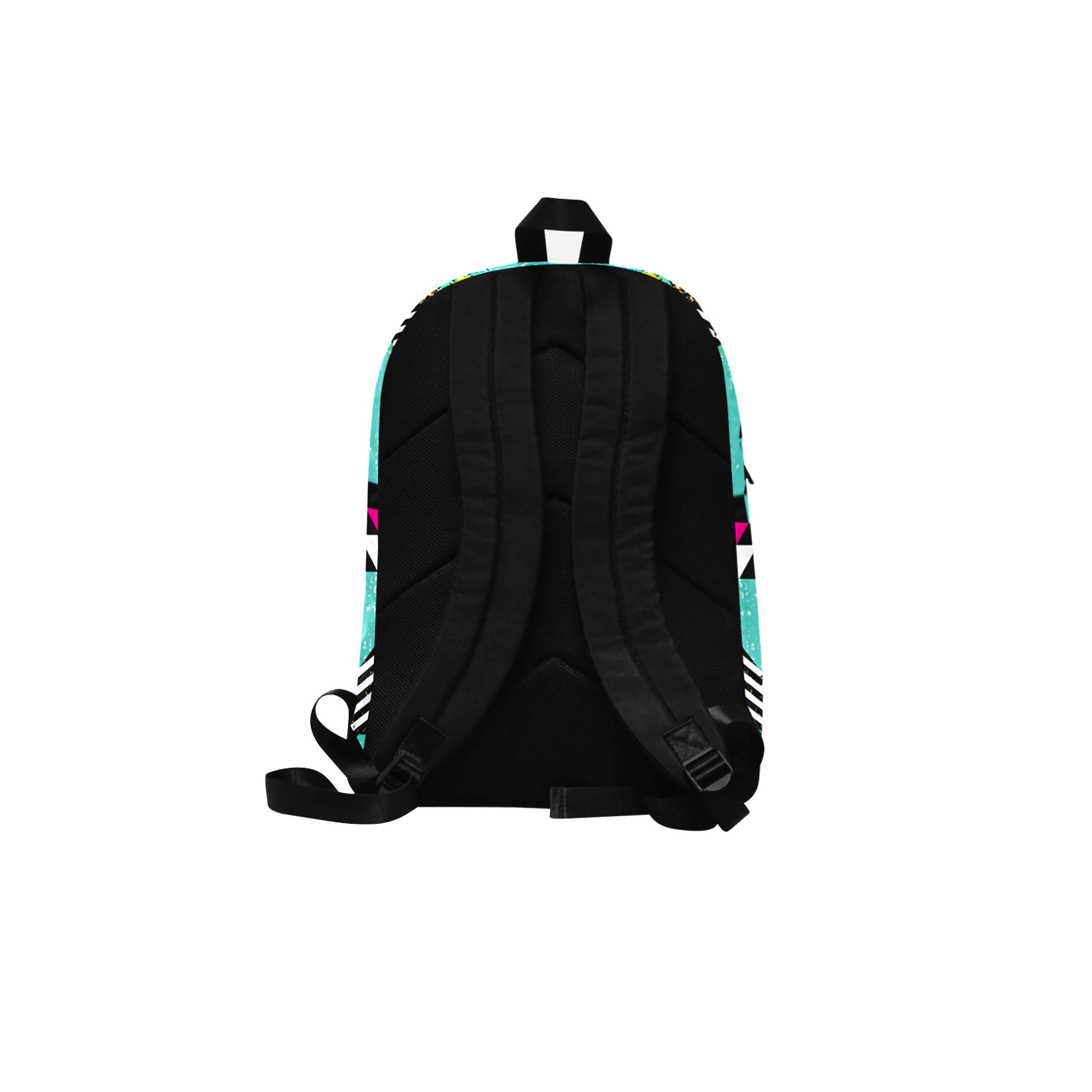 Abstract Design Backpack, Back to School Colorful Design Bookbag, Cool ...