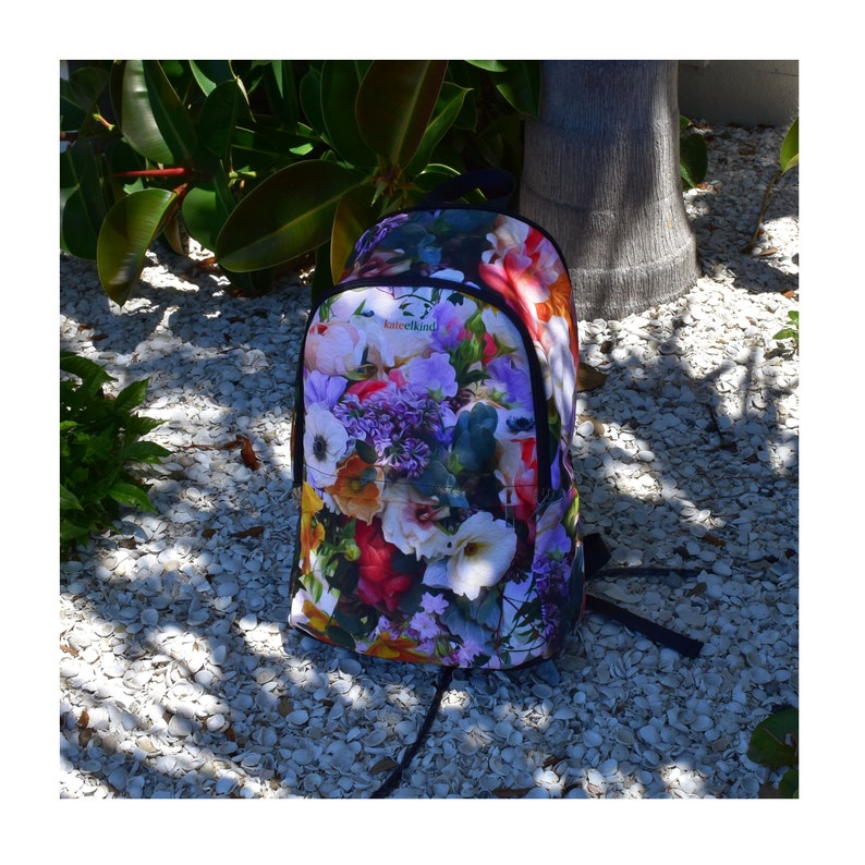 Spring Flowers Backpack Light and Durable Easy Traveling - Etsy