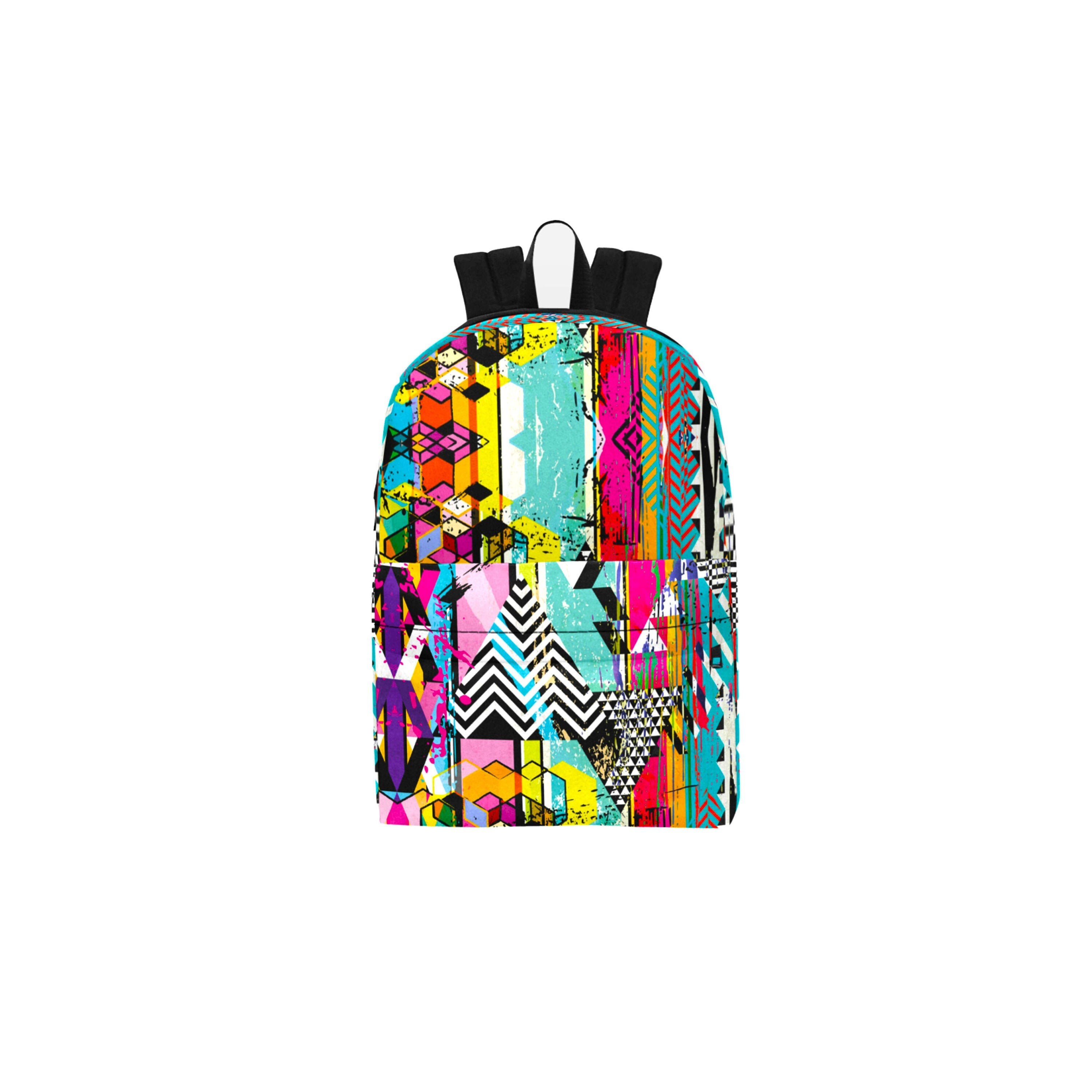 Abstract Design Backpack Back to School Colorful Design - Etsy