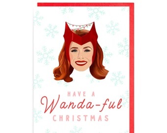 Witch Christmas Card - Etsy